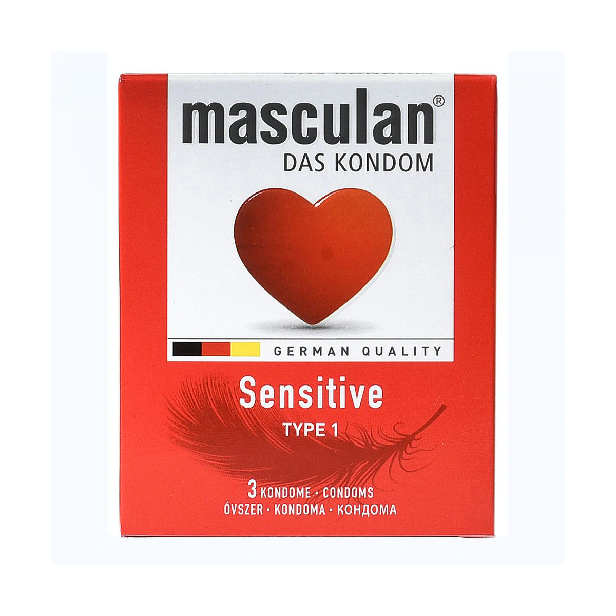 Masculan kondom Sensitive (3 kom) - Hemija Plus - Vaša kuća hemije